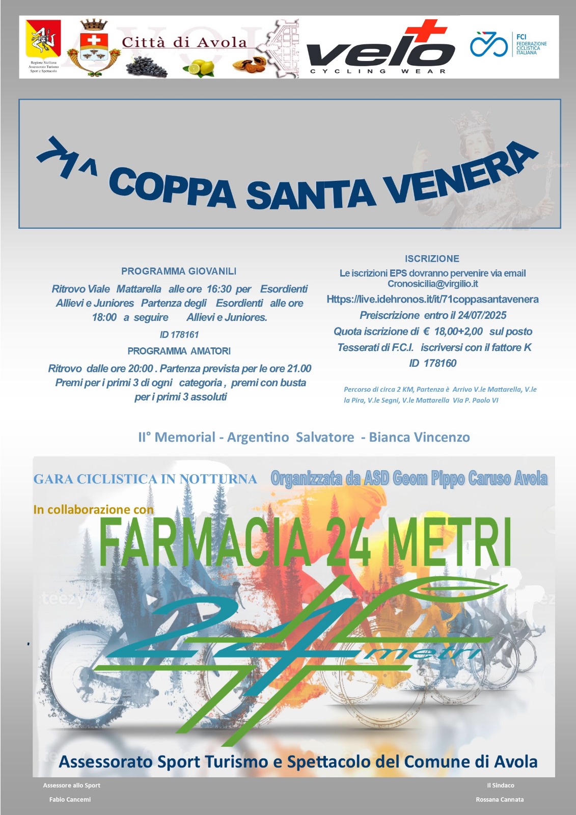 IDchronosLive - Races - 71 COPPA SANTA VENERA